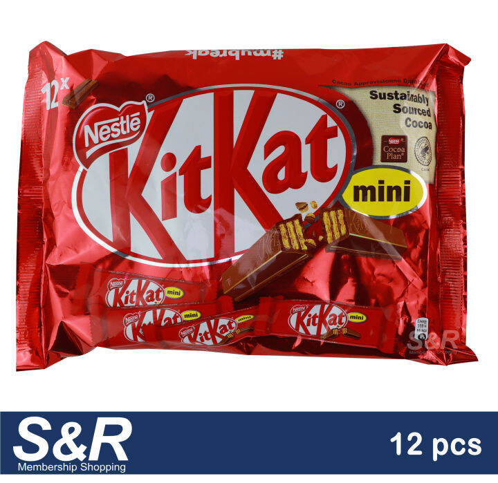 KitKat Original Mini Milk Chocolate Wafers (16.7g x 12pcs) | Lazada PH