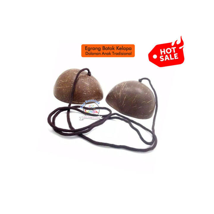 Mainan Egrang Batok Kelapa Dolanan Anak Tradisional | Lazada Indonesia