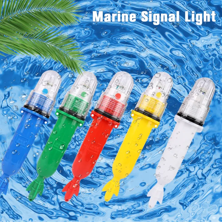 XShine Fishing float led light fish light Torpedo Light Marine LED Light Control Warning Net ...