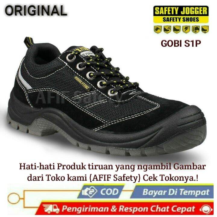Sepatu Safety Jogger GOBI S1P BLACK - safety jogger - sepatu safety ...