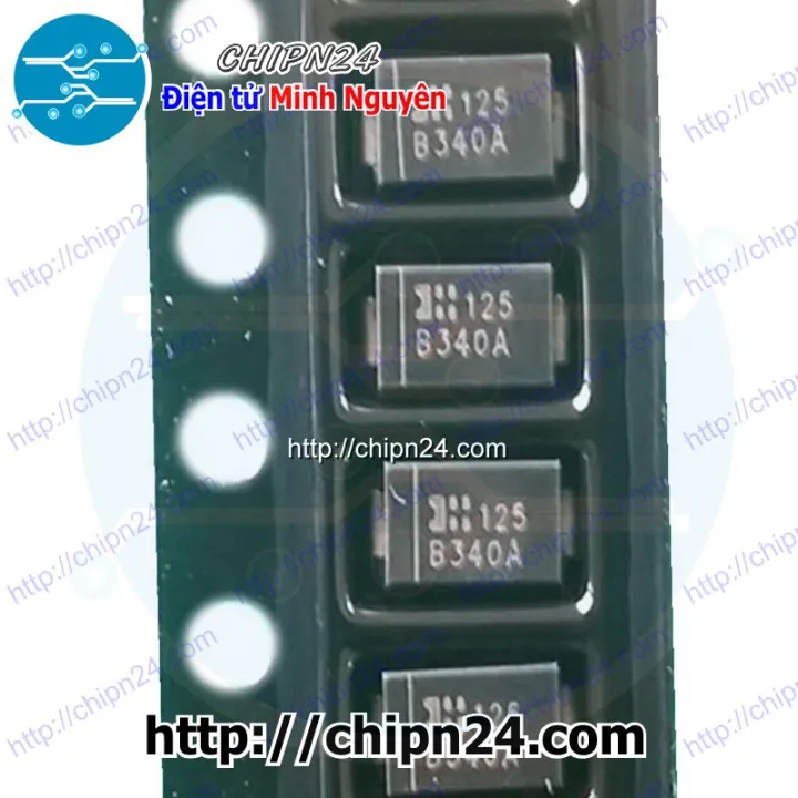 [5 CON] (SOP) Diode B340A 3A-40V SMA DO-214AC (SMD Dán) [Diode Schottky ...