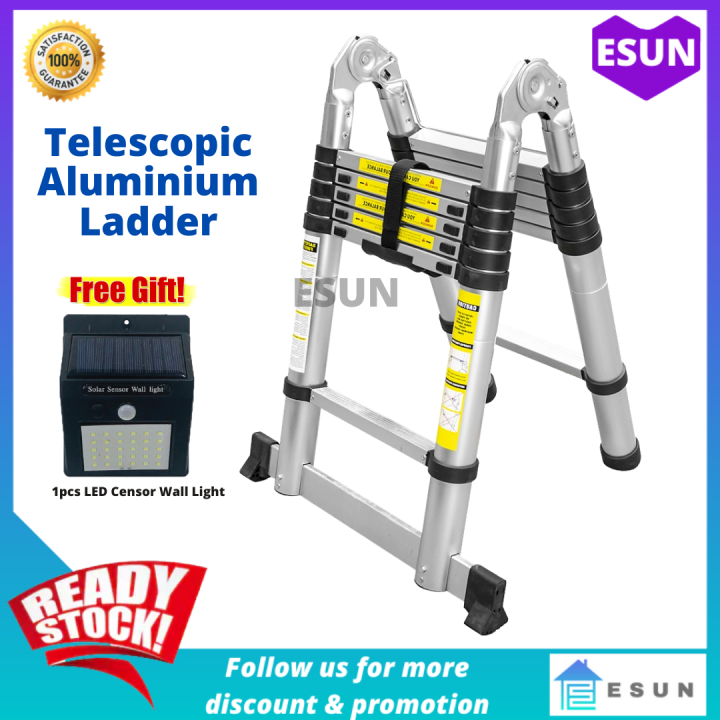 Double Side Multi-Function Telescopic Ladder Aluminum Alloy Folding ...