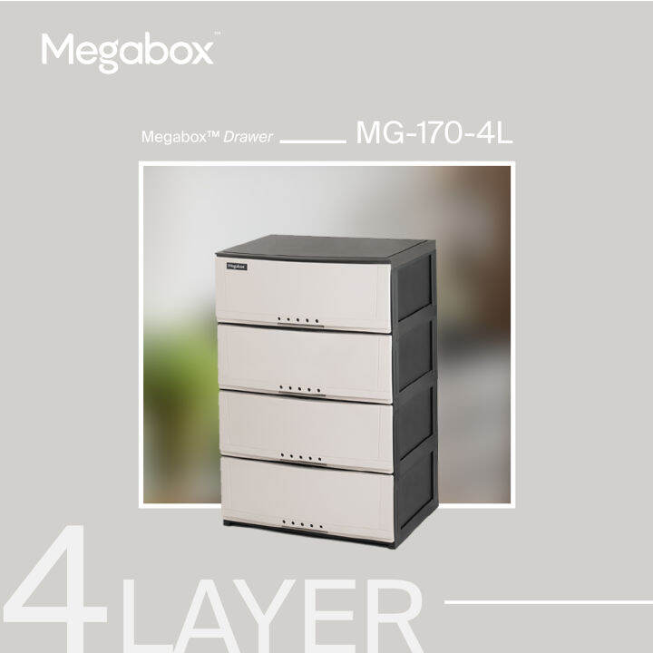 Megabox MG-170 4 Layers Modish Collection Drawer Organizer | Lazada PH