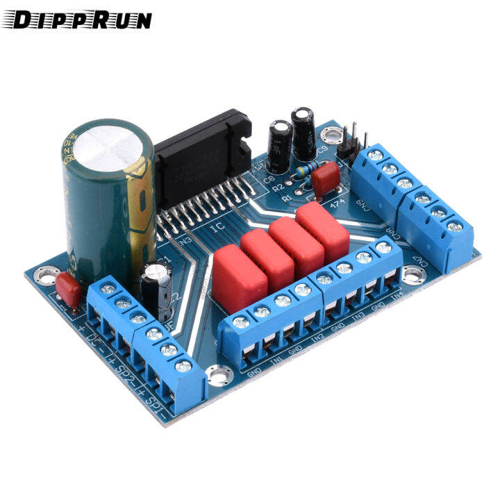Dipprun DC 12V tda7388 bốn kênh 4x4 1W bảng mạch khuếch đại công suất âm thanh BTL PC xe AMP ...