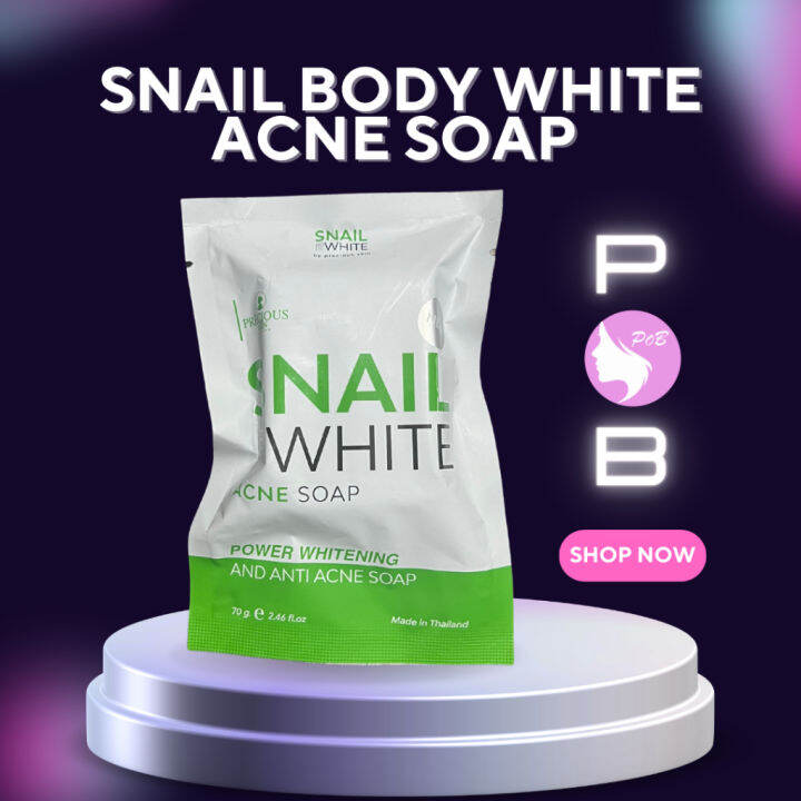 Snail Body White Acne Soap | Lazada PH