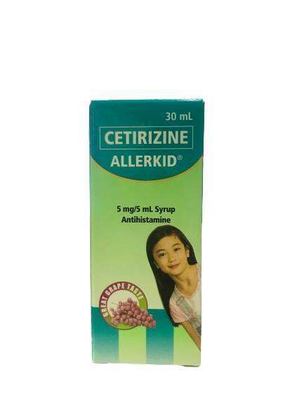 Cetirizine 5mg/5ml - Allerkid Syrup 30ml | Lazada PH
