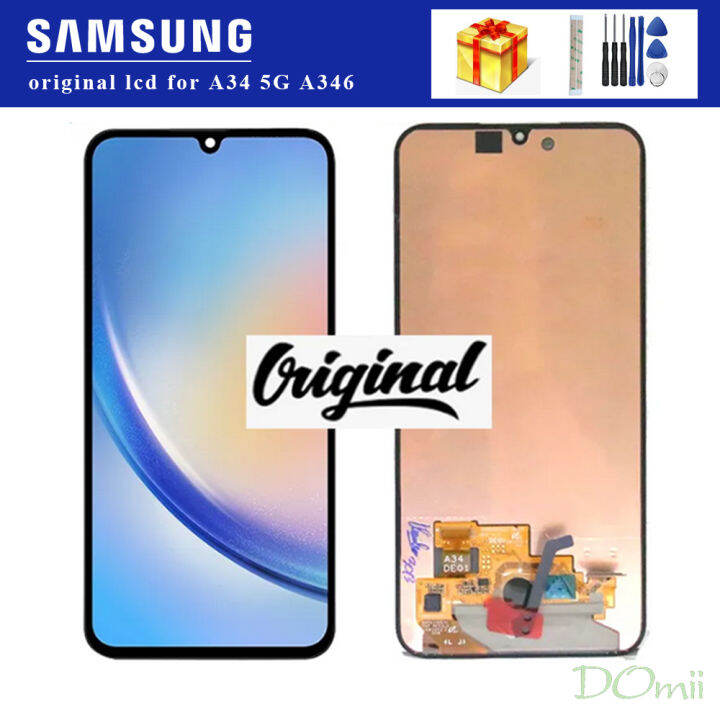 6.6“ Original Display for Samsung Galaxy A34 5G LCD SM-A346B A346U ...