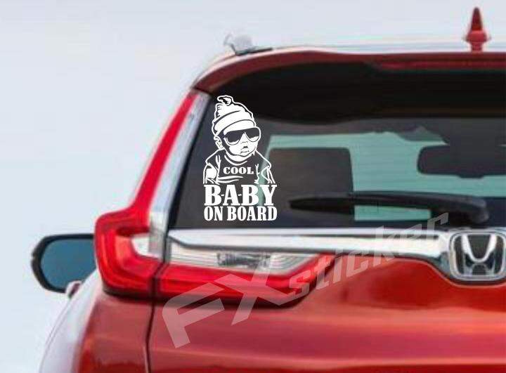 stiker termurah cutting sticker kaca belakang baby on karakter cowo ...