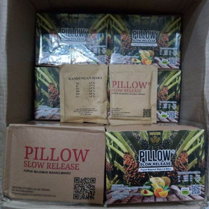 (PROMO 3BOX) Pupuk Pilow Bantal Selow Rilis Booster Sawit Pupuk Majemuk Mikro Makro Pupuk Sakti ...