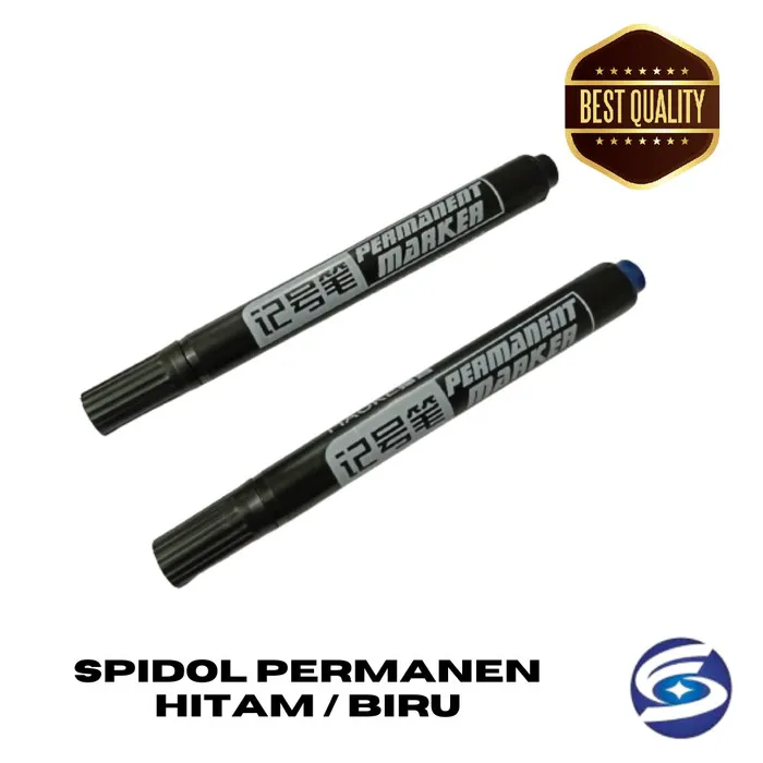 Spidol Permanen / Spidol Hitam Permanen / Spidol Biru Permanen | Lazada ...