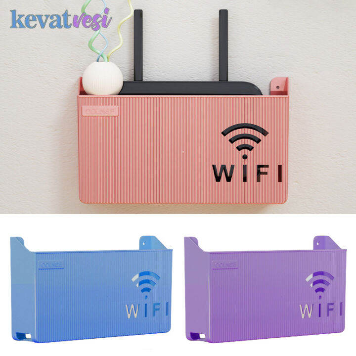 [hot]Wireless Wifi Router Storage Box Wall-Mounted Wifi Router Storage ...