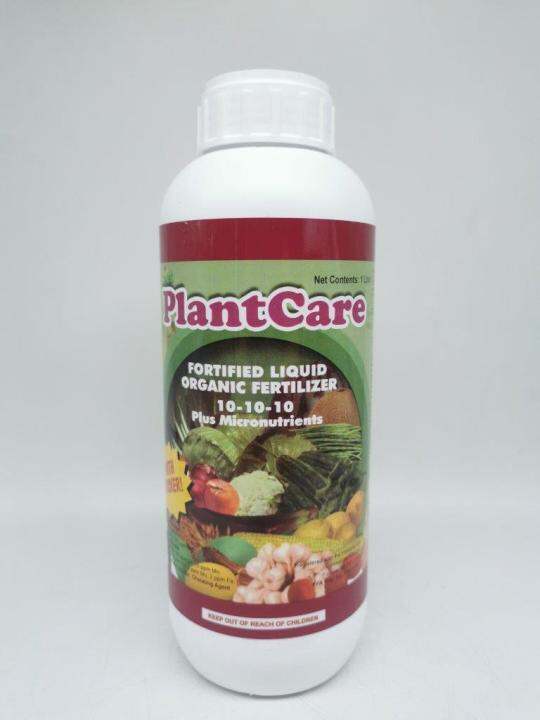 PLANTCARE ORGANIC LIQUID FERTILIZER 1 LITER | Lazada PH
