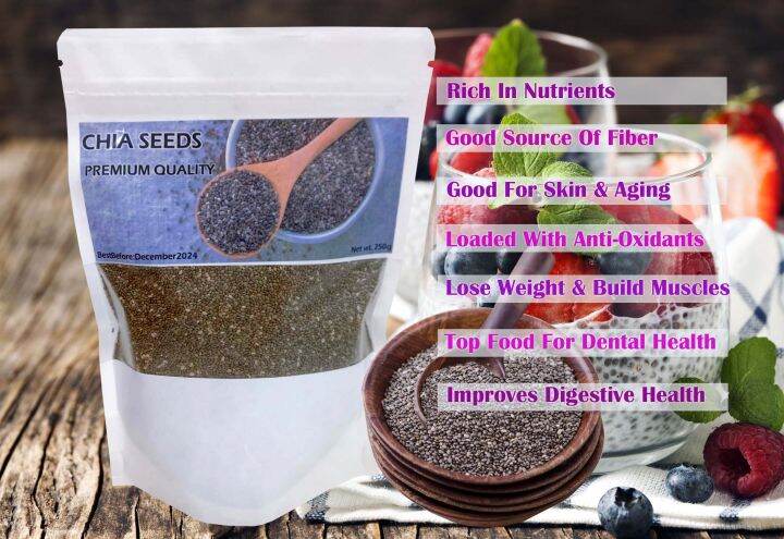 CHIA SEEDS ( 250g 500g ) | Lazada PH
