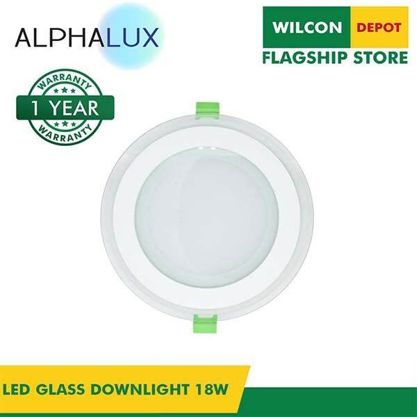 ALPHALUX 18W Daylight 6500K Led Glass Downlight Round RML-65 by Wilcon ...