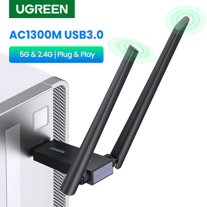 Ugreen Ac1300 Usb Wifi Adapter With Amplifier 5g 2 4g Dual Band Usb 3 0