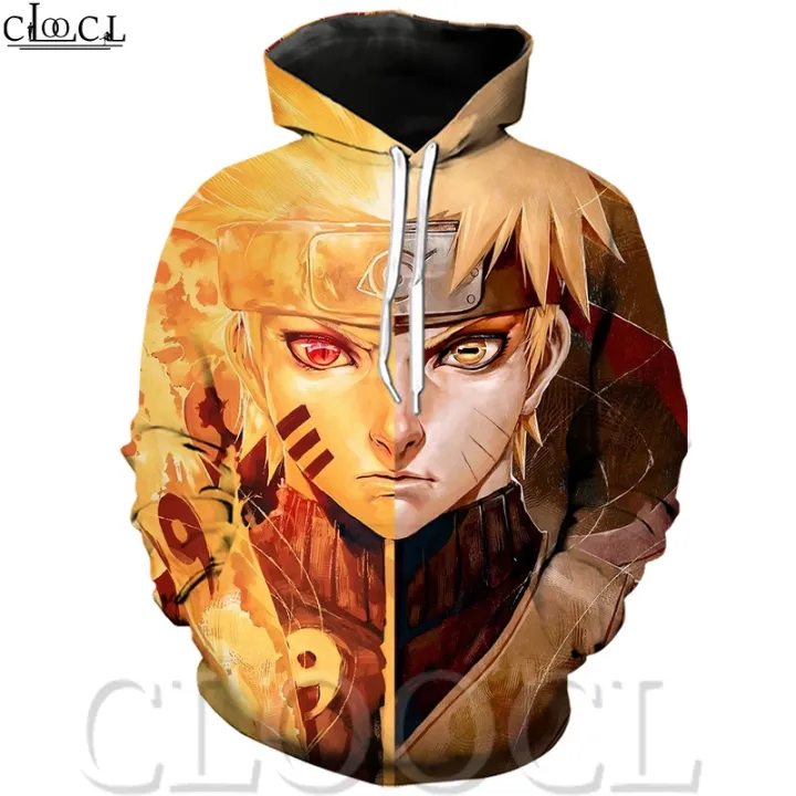 CLOOCL NARUTO HOKAGE Uzumaki Naruto Japan Anime Hoodie 3D Na Naka-print ...
