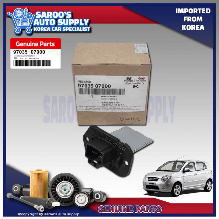 [Genuine] Blower Fan Resistor For Kia Picanto (04-10) , Original Parts ...