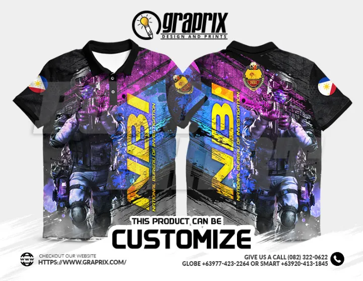 Polo Shirt Tactical - NBI CUSTOMIZE Product | Lazada PH