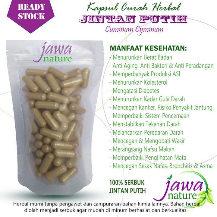 Jintan putih kapsul herbal jintan putih | Lazada Indonesia