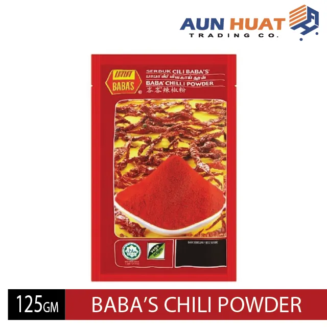 Baba Chilli Powder 125G 辣椒粉 Serbuk Cili Babas | Lazada