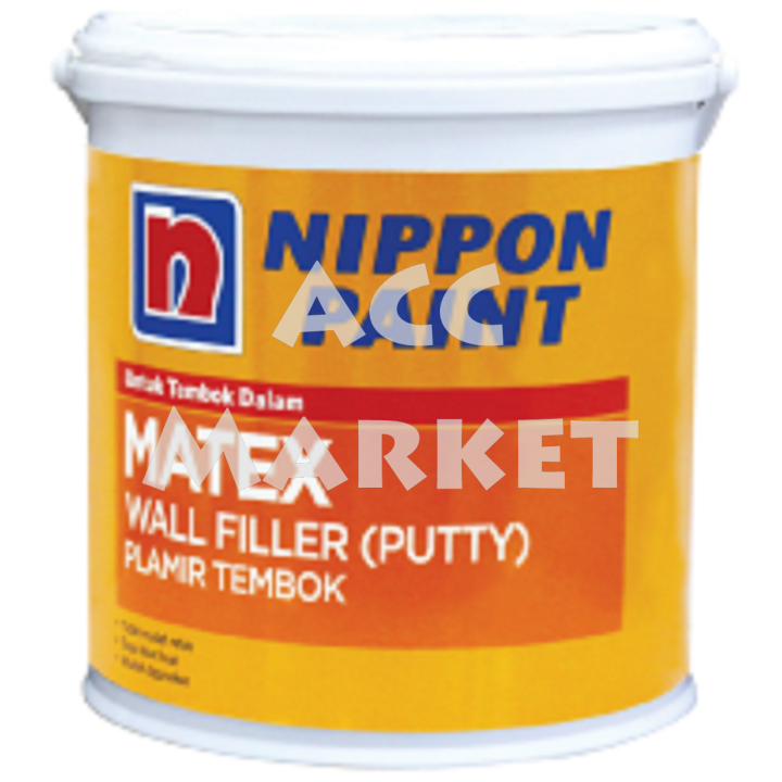 Plamir Matex Nippon 4kg Dempul Putty Tembok Dinding | Lazada Indonesia