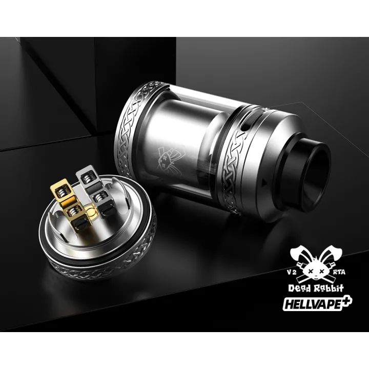BEST SALE! [STOCK CLEARANCE] HELLVAPE DEAD RABBIT V2 RTA 25mm (STRAIGHT ...