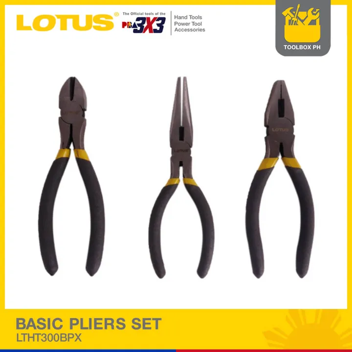 Lotus Toolbox | Basic Pliers Set LTHT300BPX - Hand Tools | Lazada PH