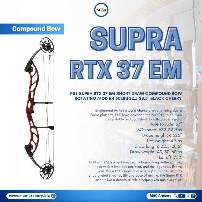 PSE Supra Focus compound bow busur panahan anak panah standar original | Lazada Indonesia