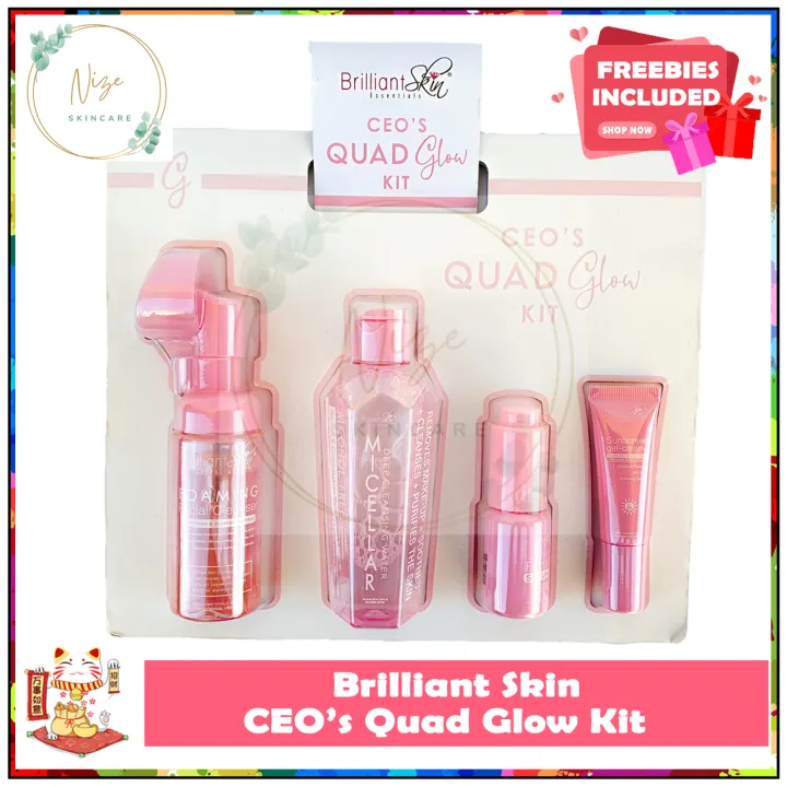 BRILLIANT SKIN CEO'S QUAD GLOW KIT | Lazada PH