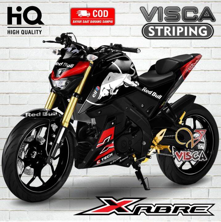 Stiker Striping Yamaha Xabre Full Body Variasi Red Bull Torro | Lazada ...