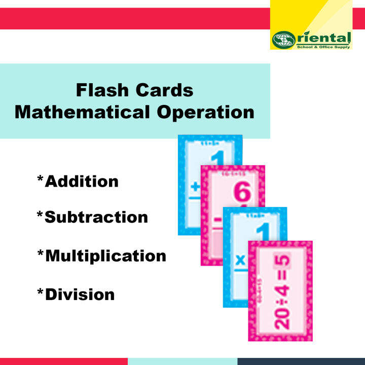 [COD]Flash Cards - Mathematical Operation - Multiplication - Sold per ...