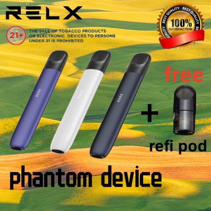 （with free refi pod）Rel x、Relix、Rlex Infinity、 Essential、 Phantom ...