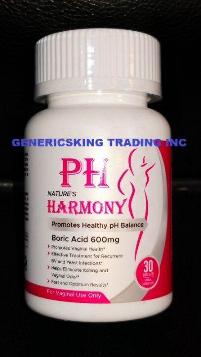 PH Harmony Boric Acid 600mg Vaginal Suppositories (for Vaginal Odor Use) | Lazada PH