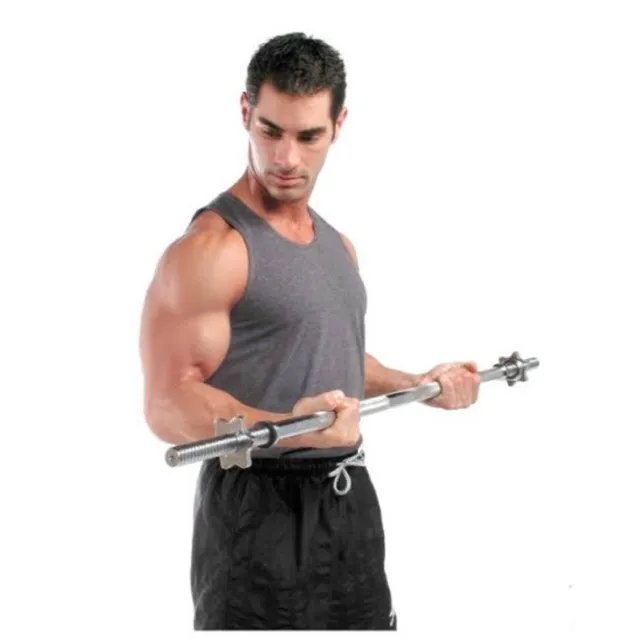 5 feet 6 & 7 ft Long bar standard semi curl super curve for bench press ...