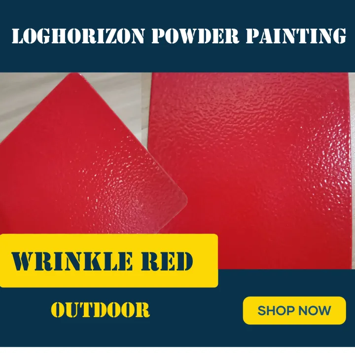 Powder Coating Powder - 1kg Wrinkle Red - OUTDOOR | Lazada PH