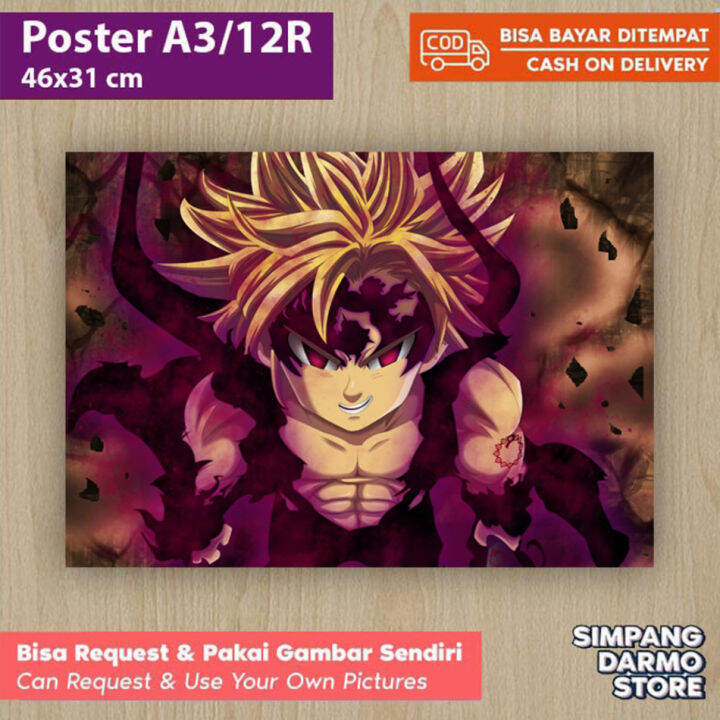 Poster Anime Nanatsu No Taizai Season Terbaru The Seven Deadly Sins