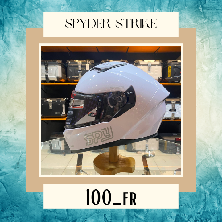 Spyder strike pd 100fr fullface dual visor helmet oto klasiko | Lazada PH