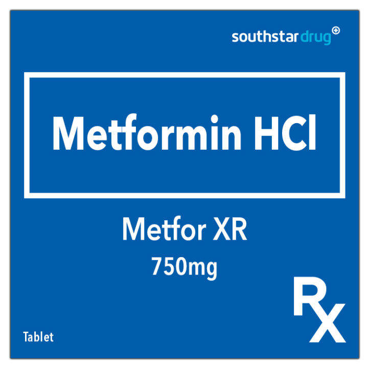Rx: Metfor XR 750mg Tablet | Lazada PH