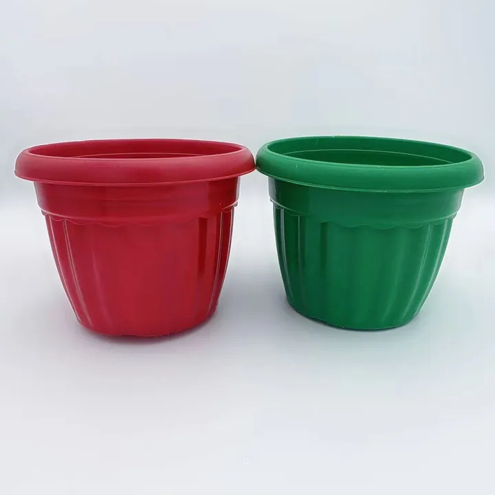 Plastic Flower Pot Color Green | Lazada PH