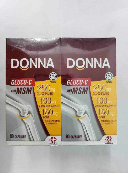 DONNA GLUCO-C PLUS MSM CAPS 90'S x2BOX | Lazada