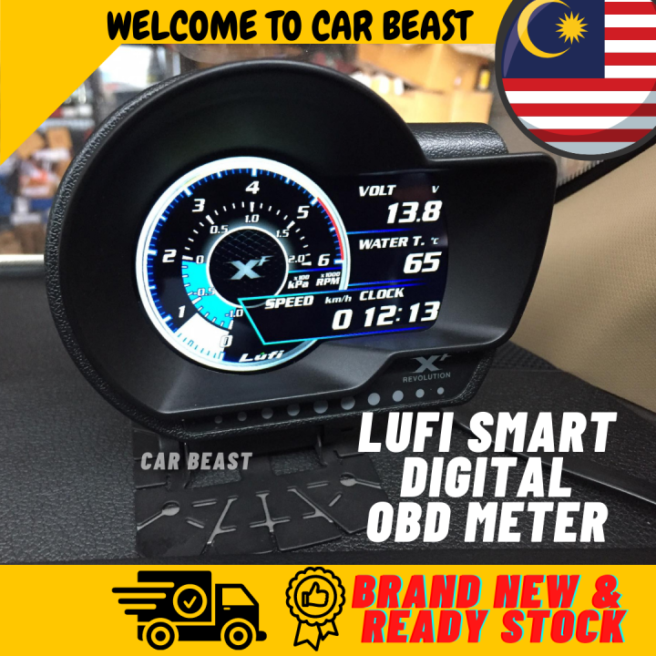 🔥LUFI XF OBD OBD2 Smart Digital Multi Meter Gauge🔥 Latest Version ...