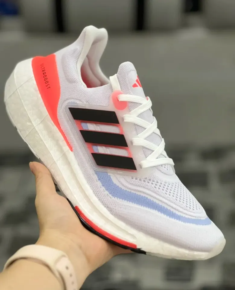 Adidas Ultraboost Light Ftwr White/Core Black/Solar Red, 53% OFF