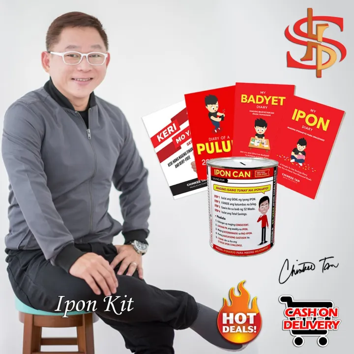 CHINK+ Ipon Kit (Ipon Can + 4 Books) By Chinkee Tan | Lazada PH
