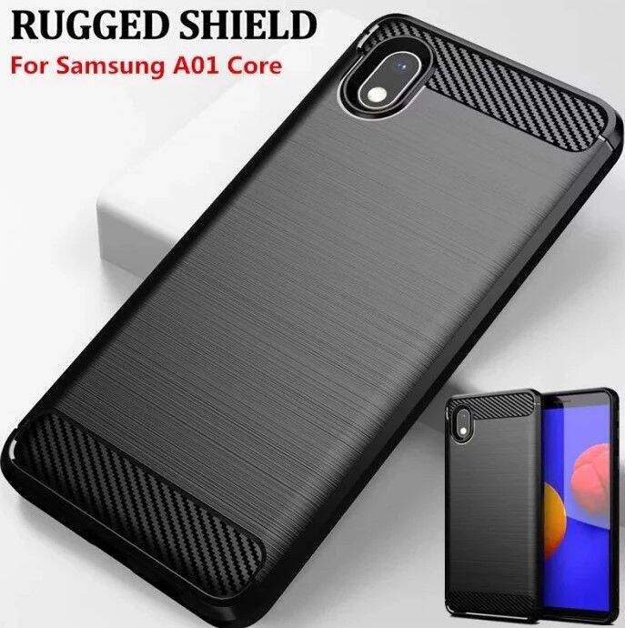 CASE IPAKY CARBON SAMSUNG GALAXY A01 / A01 CORE / M01 CORE / A40S / M30 SOFTCASE IPAKY CARBON ...