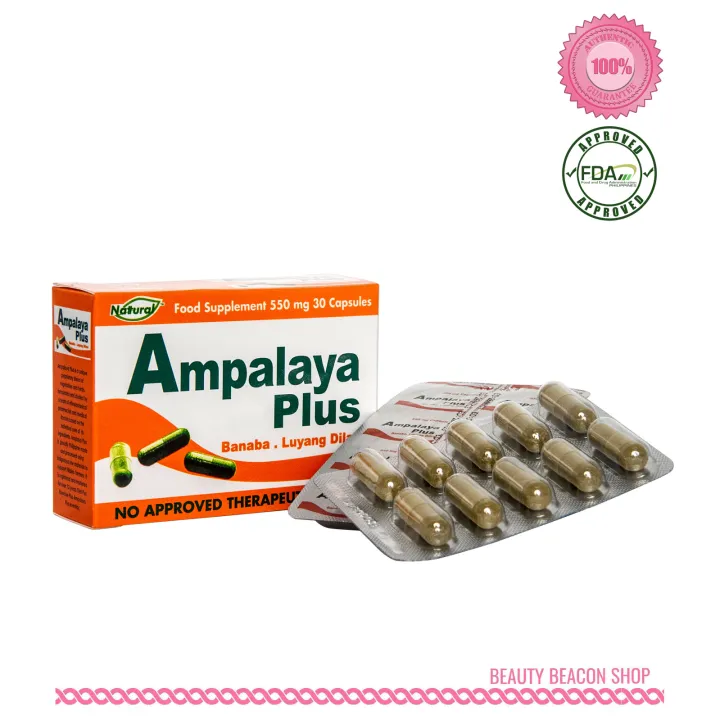 Ampalaya Plus Capsule 550mg x 30pcs | Lazada PH