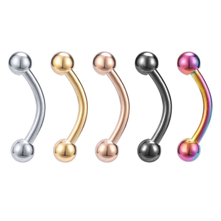 1 PC Curved Bar Tragus Piercings Unisex Helix Ear Piercings Stainless ...