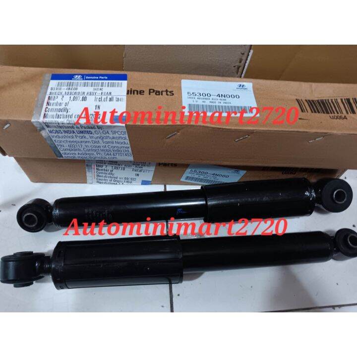 REAR SHOCK ABSORBER HYUNDAI EON SET / LH AND RH 55300-4N000 ORIGINAL ...
