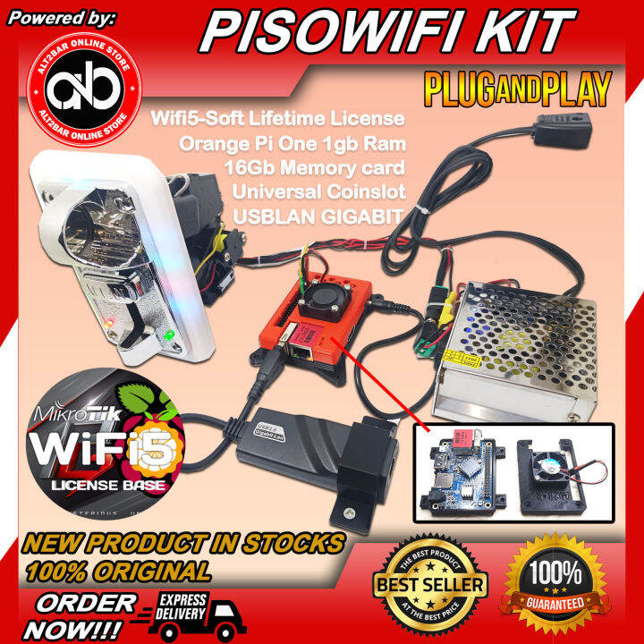 DIY | Pisowifi Kit | with Case and Fan | with Wifi5 soft License | Wifi5 | Orange Pi One | Lazada PH