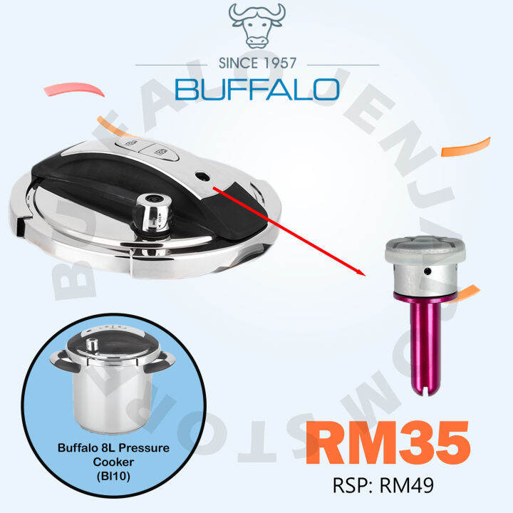 [Spare Part] Buffalo 8L New Pressure Cooker Safety Valve Spare Part ...