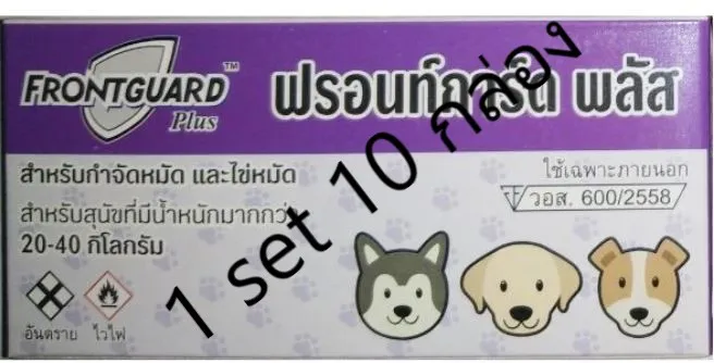Frontguard plus สีม่วง 1 set 10 กล่อง | Lazada.co.th